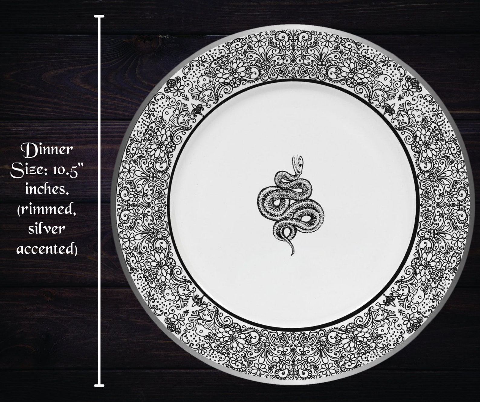 Animal Anatomy Skeleton Gothic Plate Set Autumn Dinnerware - Etsy