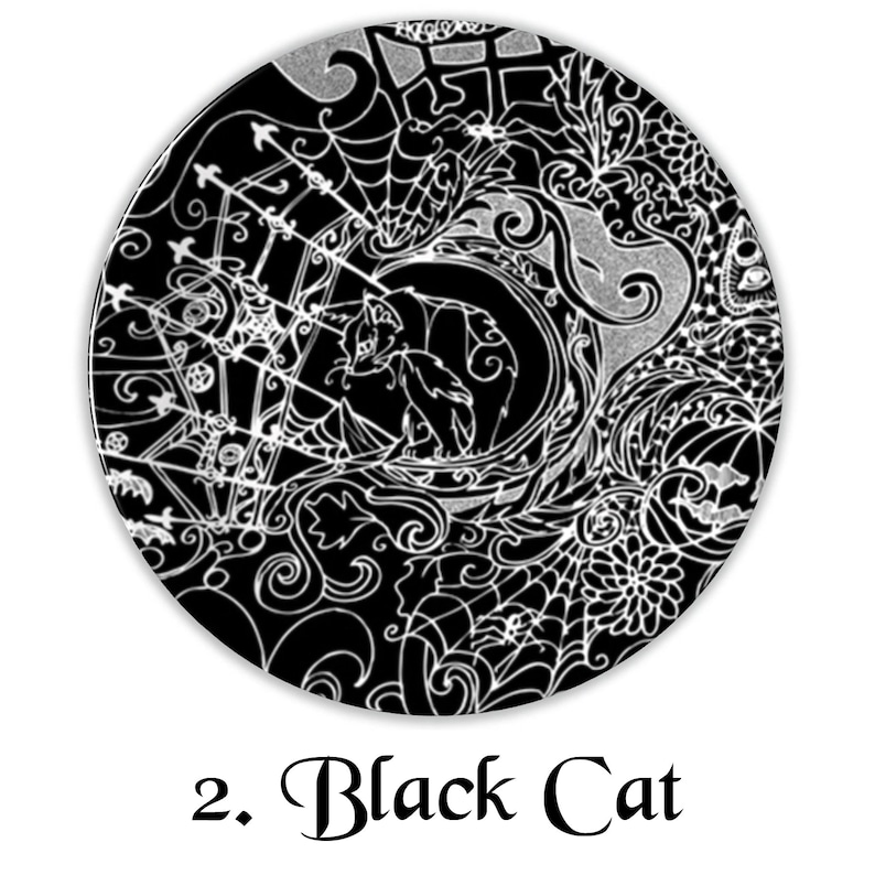 Halloween Nights Gothic Plate Set Autumn Dinnerware - Etsy