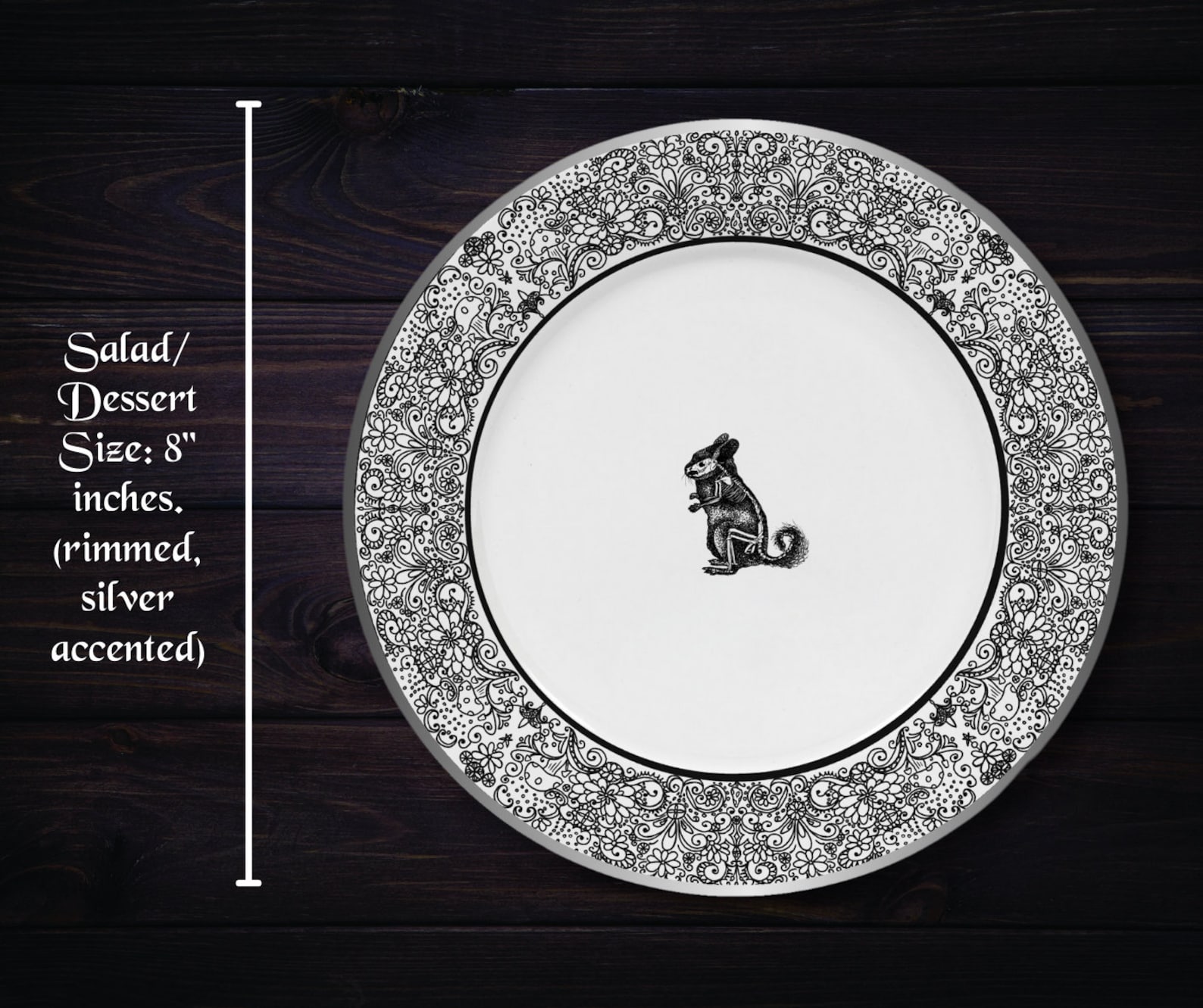 Animal Anatomy Skeleton Gothic Plate Set Autumn Dinnerware - Etsy