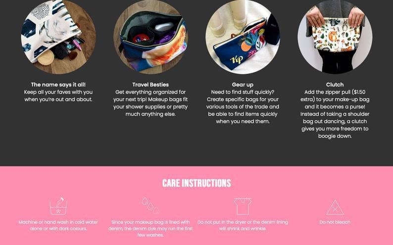 Waters of Fortune Zipper Canvas Pouch Dragonfly Gifts - Etsy