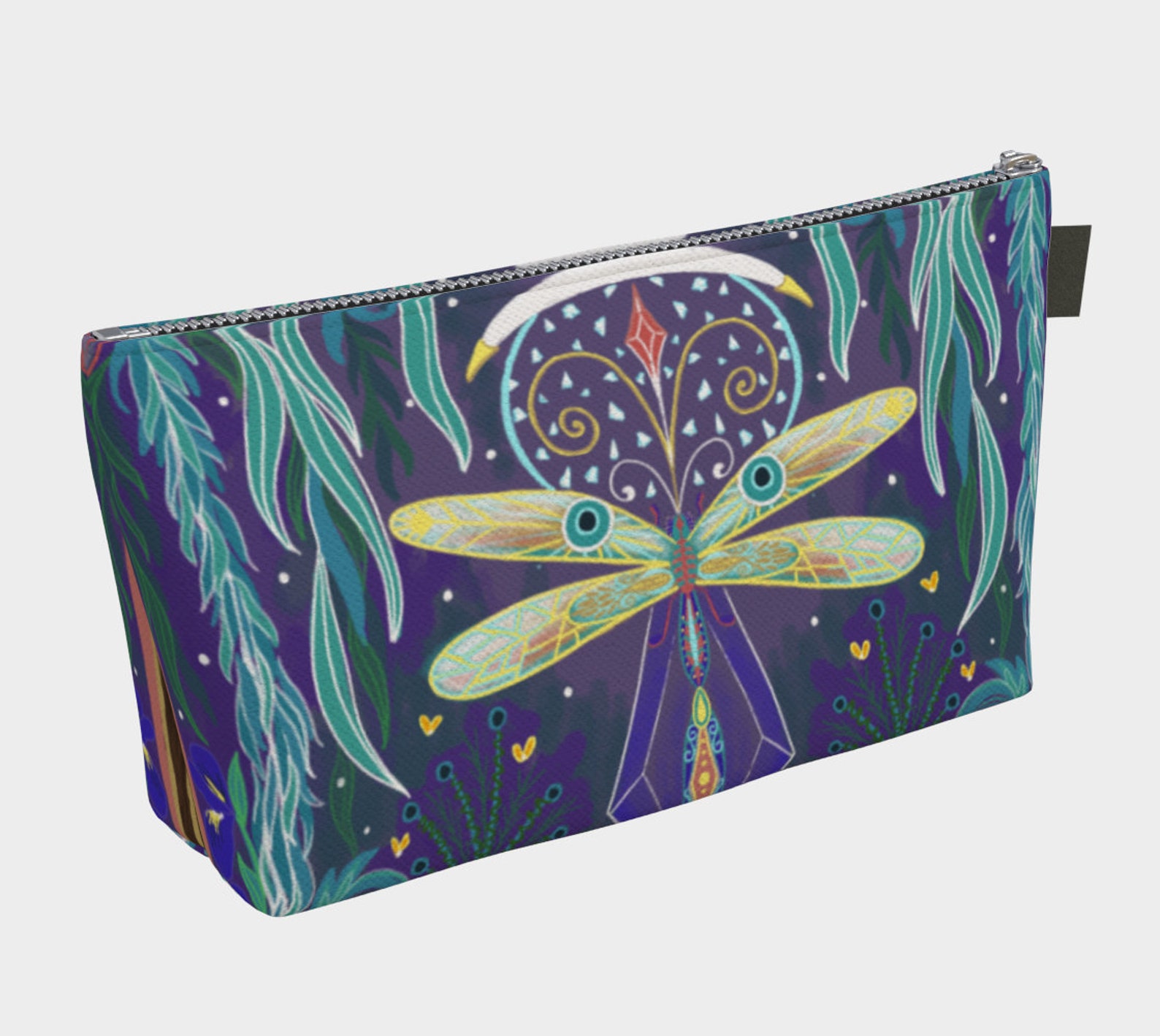 Waters of Fortune Zipper Canvas Pouch Dragonfly Gifts - Etsy