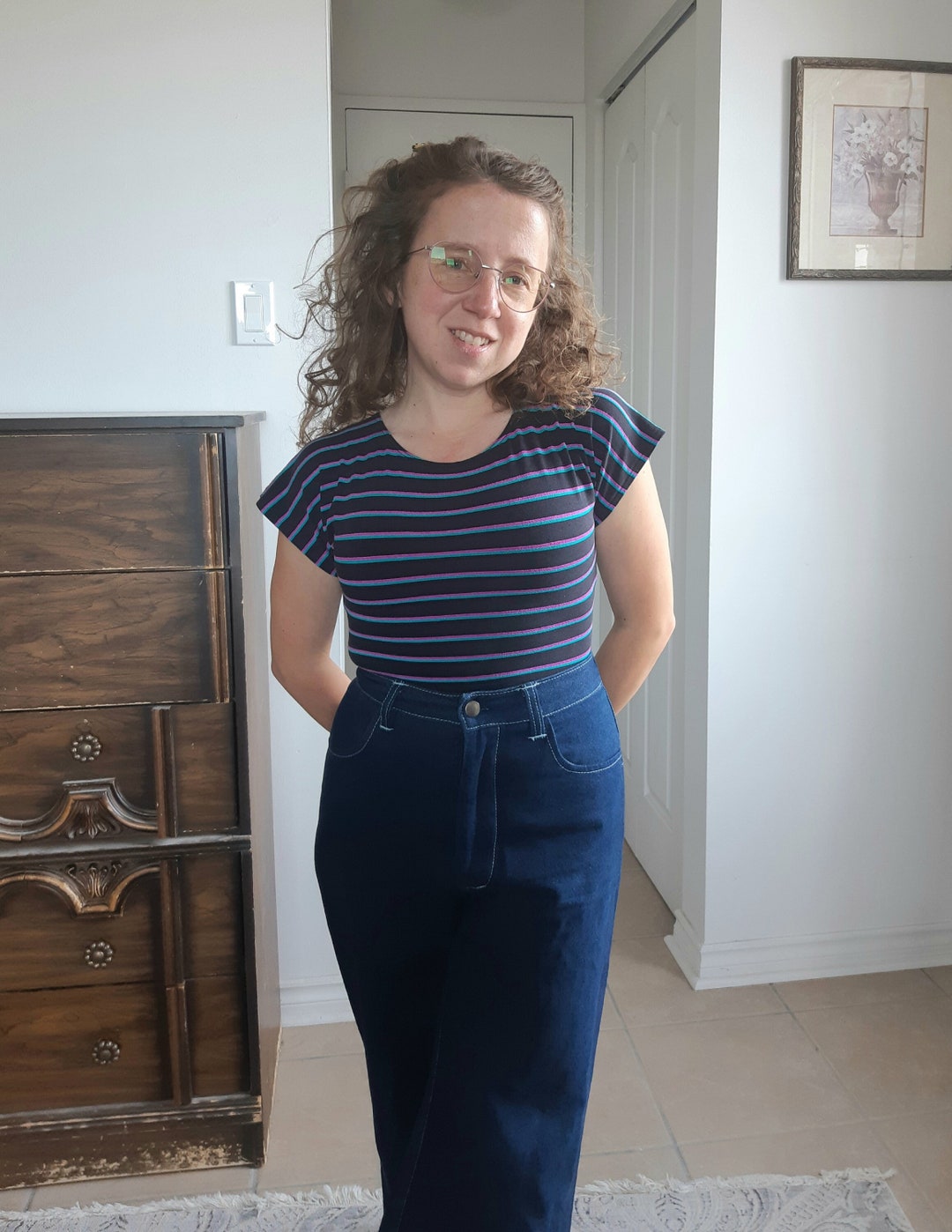 1980s Danskin Leotard. Striped Black 80s Onesie. - Etsy