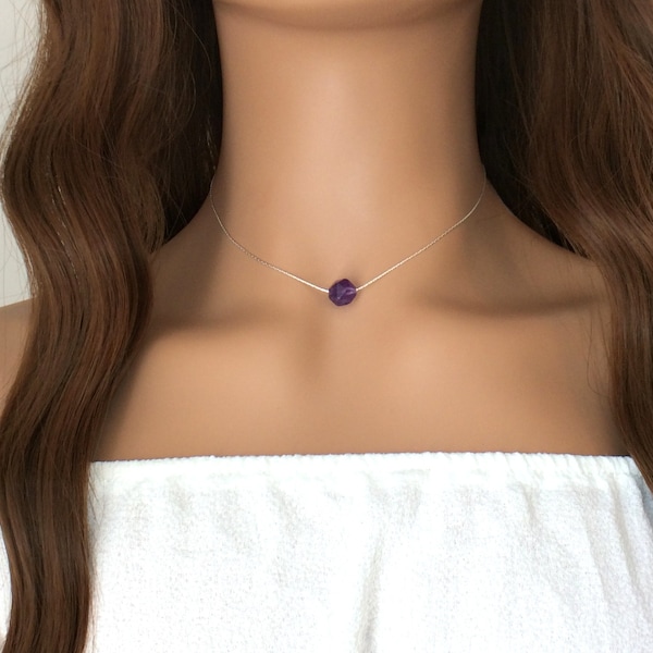 Amethyst Choker - Etsy