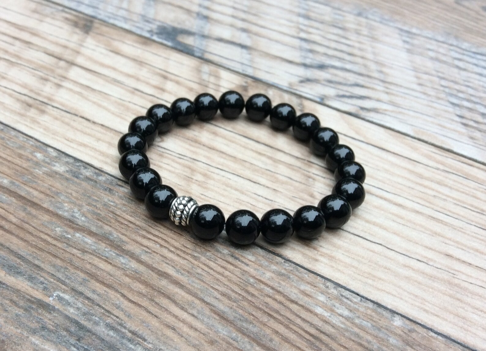 Black Tourmaline anklet protection jewelry | Etsy