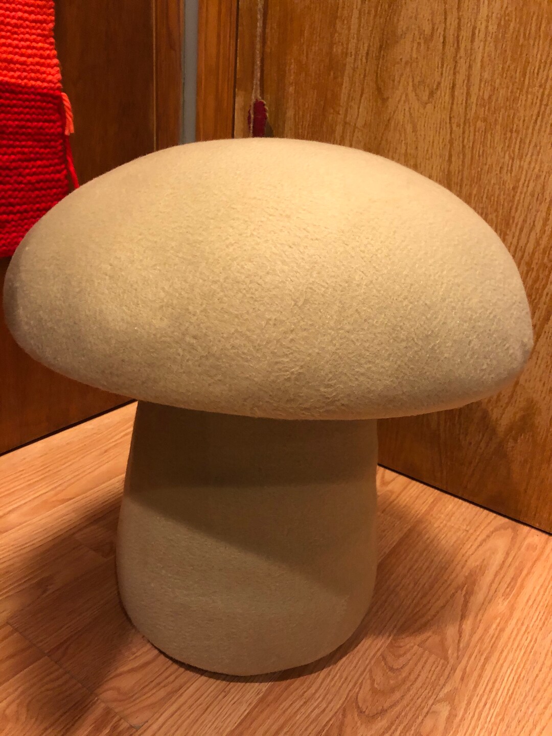Light Beige Mushroom Shaped Footstool - Etsy