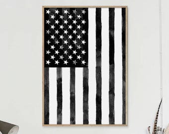 American flag art | Etsy