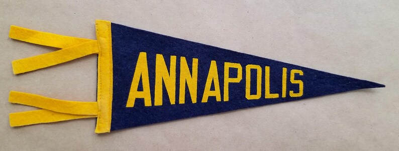 Vintage Tiny Mini USA College University Pennants: VA Tech, Illinois ...