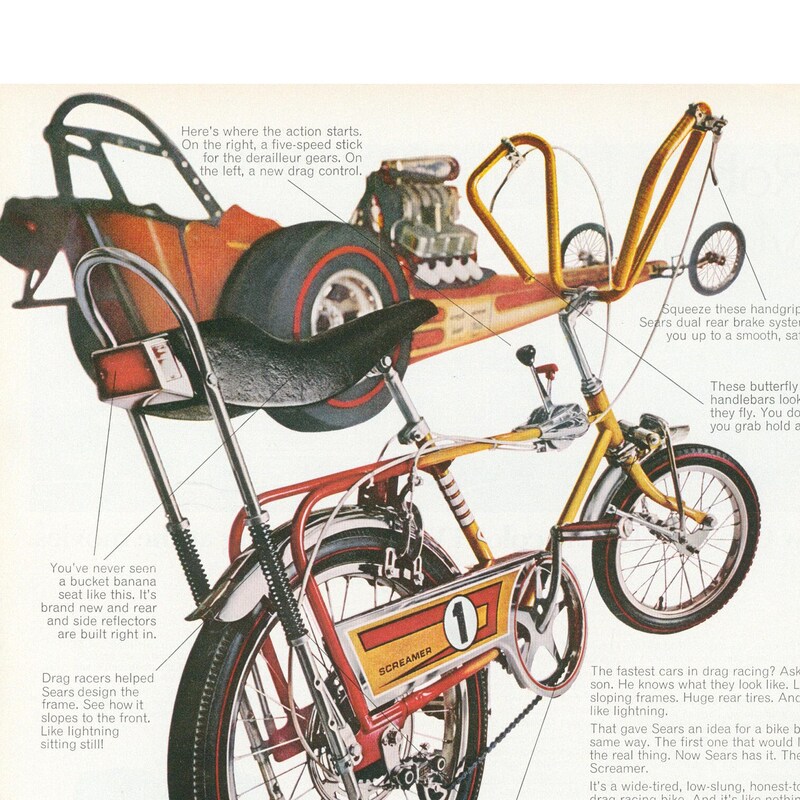 Vintage Bicycle Ad - Etsy