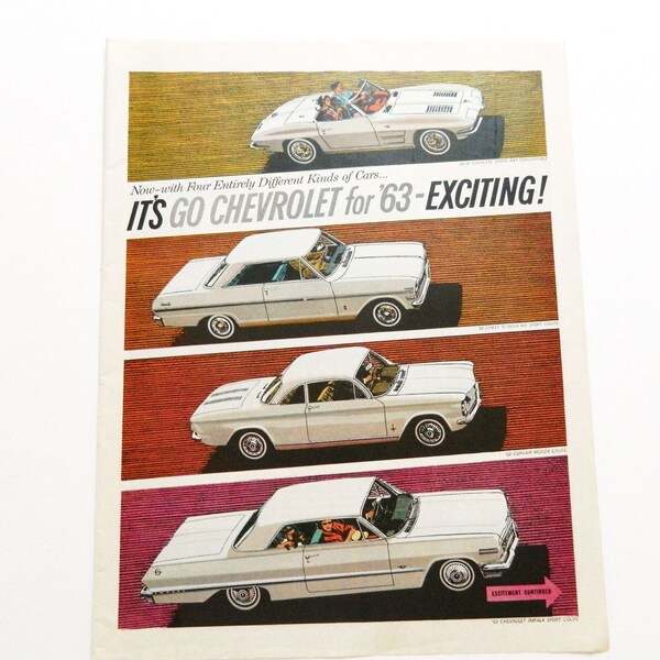 Chevrolet Car Ads - Etsy