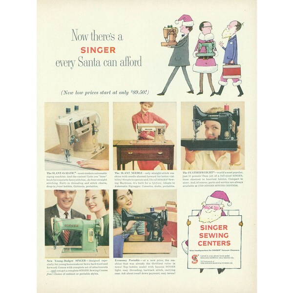 Sewing Machine Ads - Etsy
