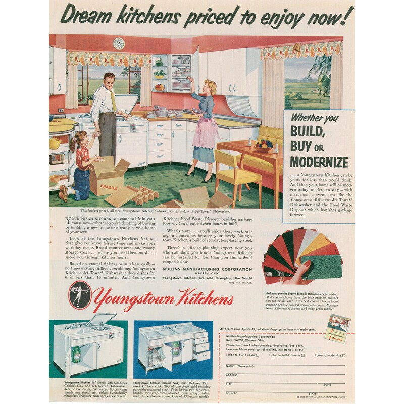 1950s Kitchen - Etsy