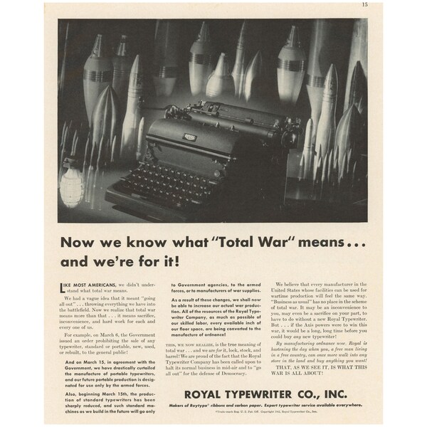 Royal Typewriter - Etsy