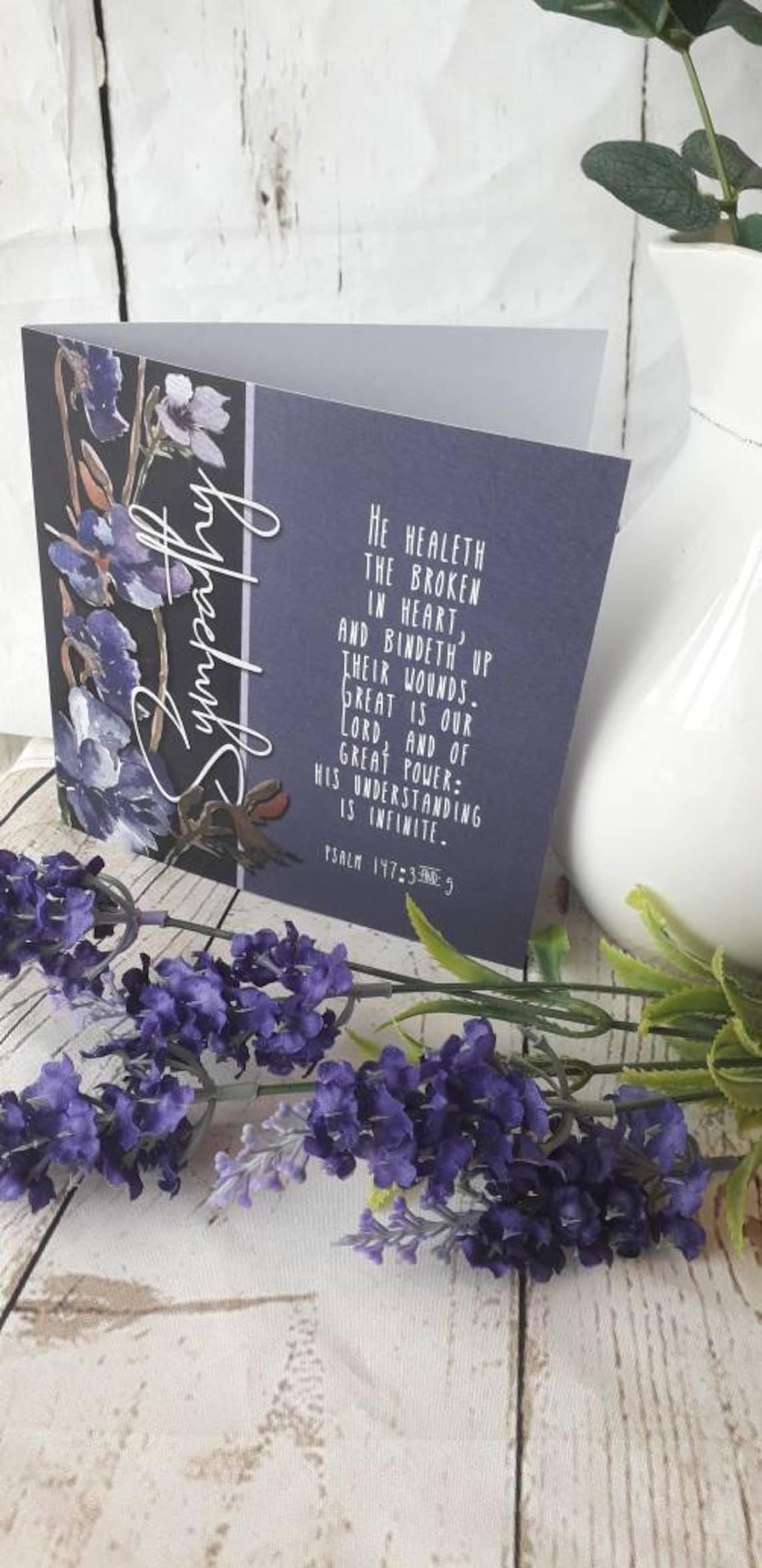 PACK OF 4 Christian Bible Verse SYMPATHY Cards pack of 4 Kjv - Etsy UK