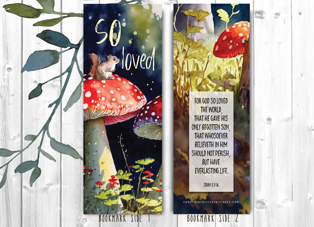 20 Christian Bookmarks for KIDS - Childrens Kjv Bible Verse God ...