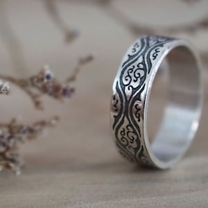 Cloud Ring - Kimono - Japanese Ring - Steam - Japan - Spiral - Wave ...