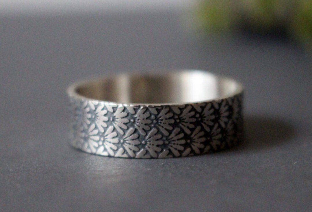 Sterling Silver Japanese Ring - Flower - Plant - Purity - Asian ...