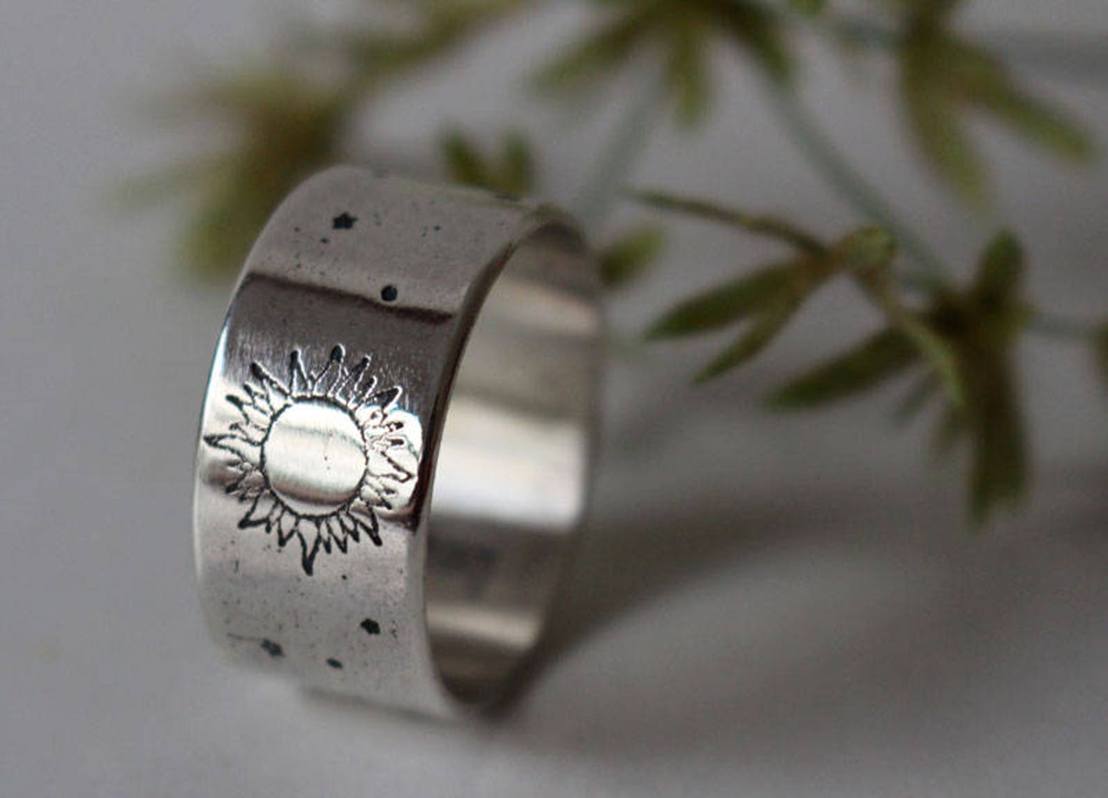 Sterling Silver Sun Ring Sunshine Ring Astronomy Greek Antique Vintage ...