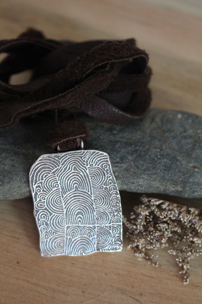 Neolithic Necklace - Prehistory - Prehistoric Jewelry - Engraved Stone ...