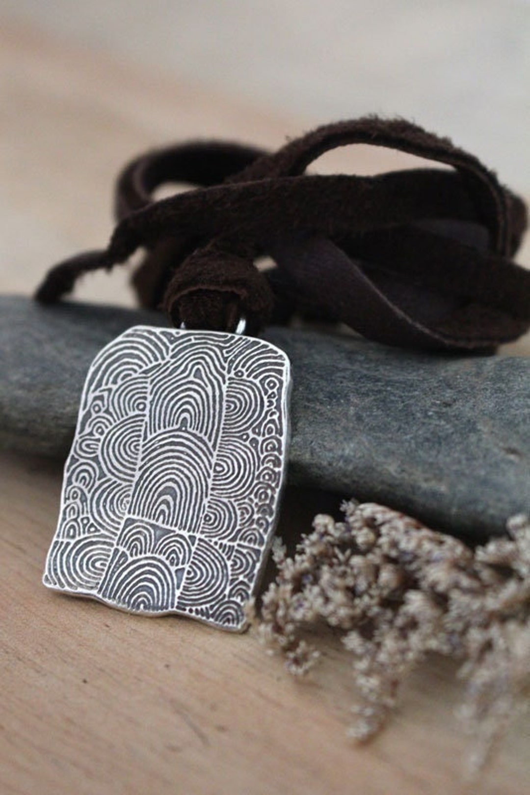 Neolithic Necklace - Prehistory - Prehistoric Jewelry - Engraved Stone ...