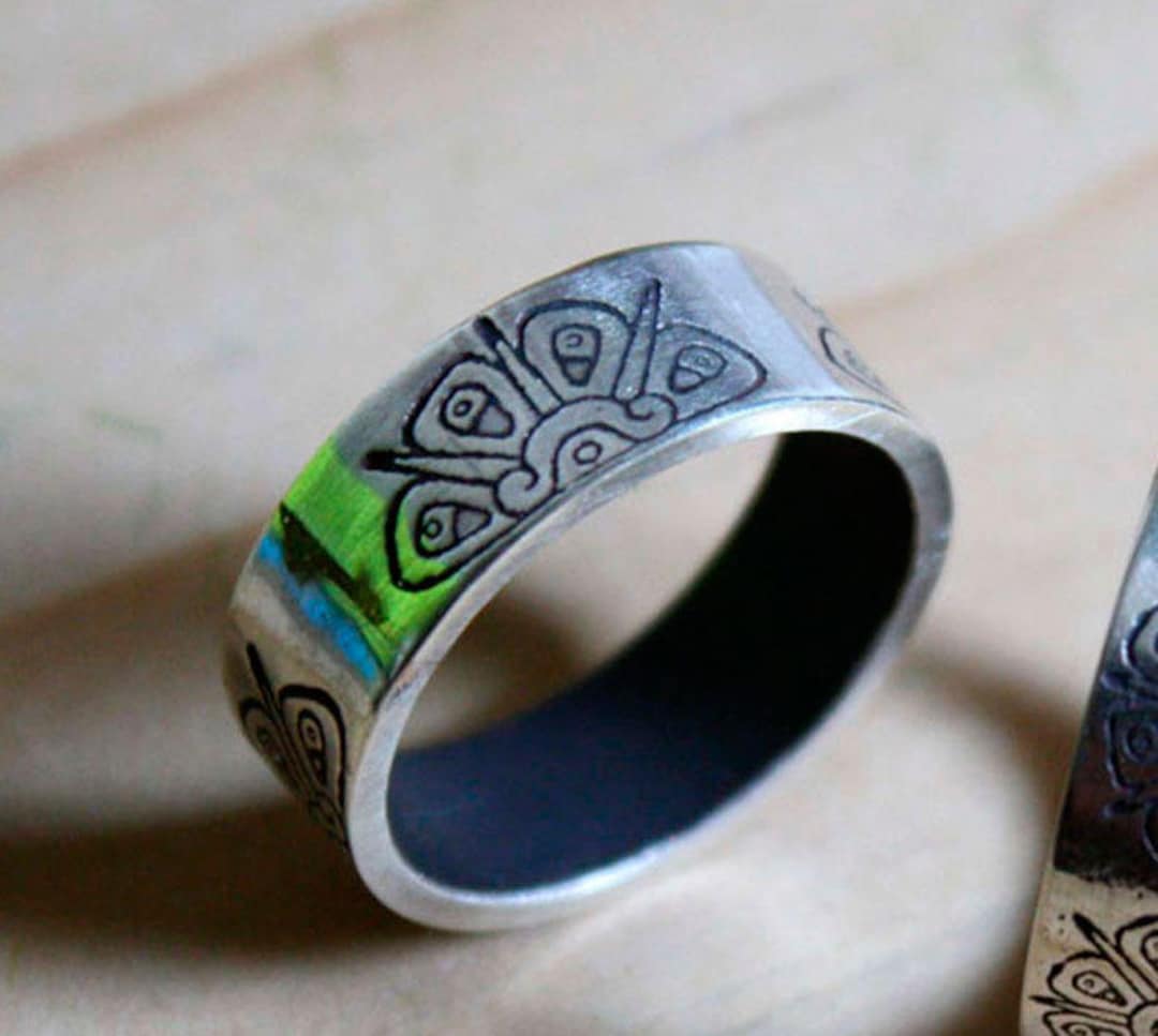 Sterling Silver Mexican Ring - Mayan Ring - Mayan Sun - Precolumbian ...