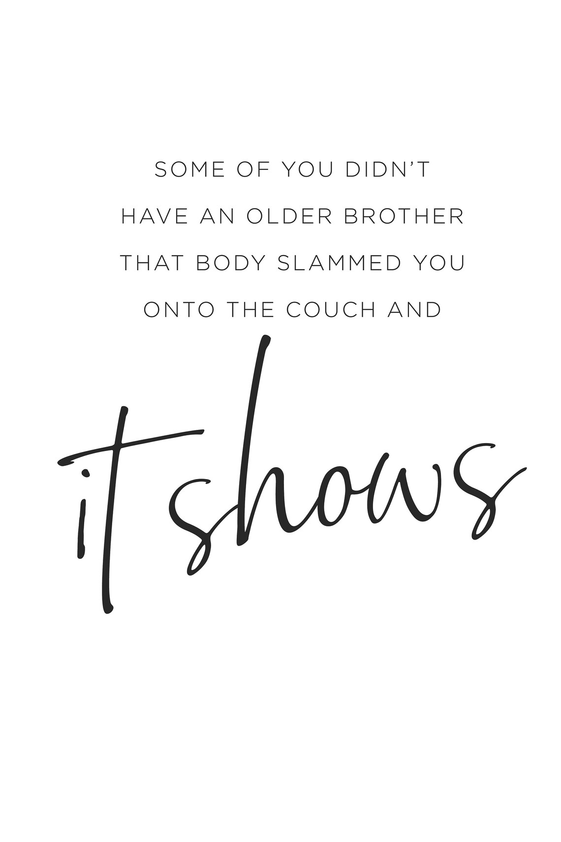 Older Brother Digital Wall Art - Etsy