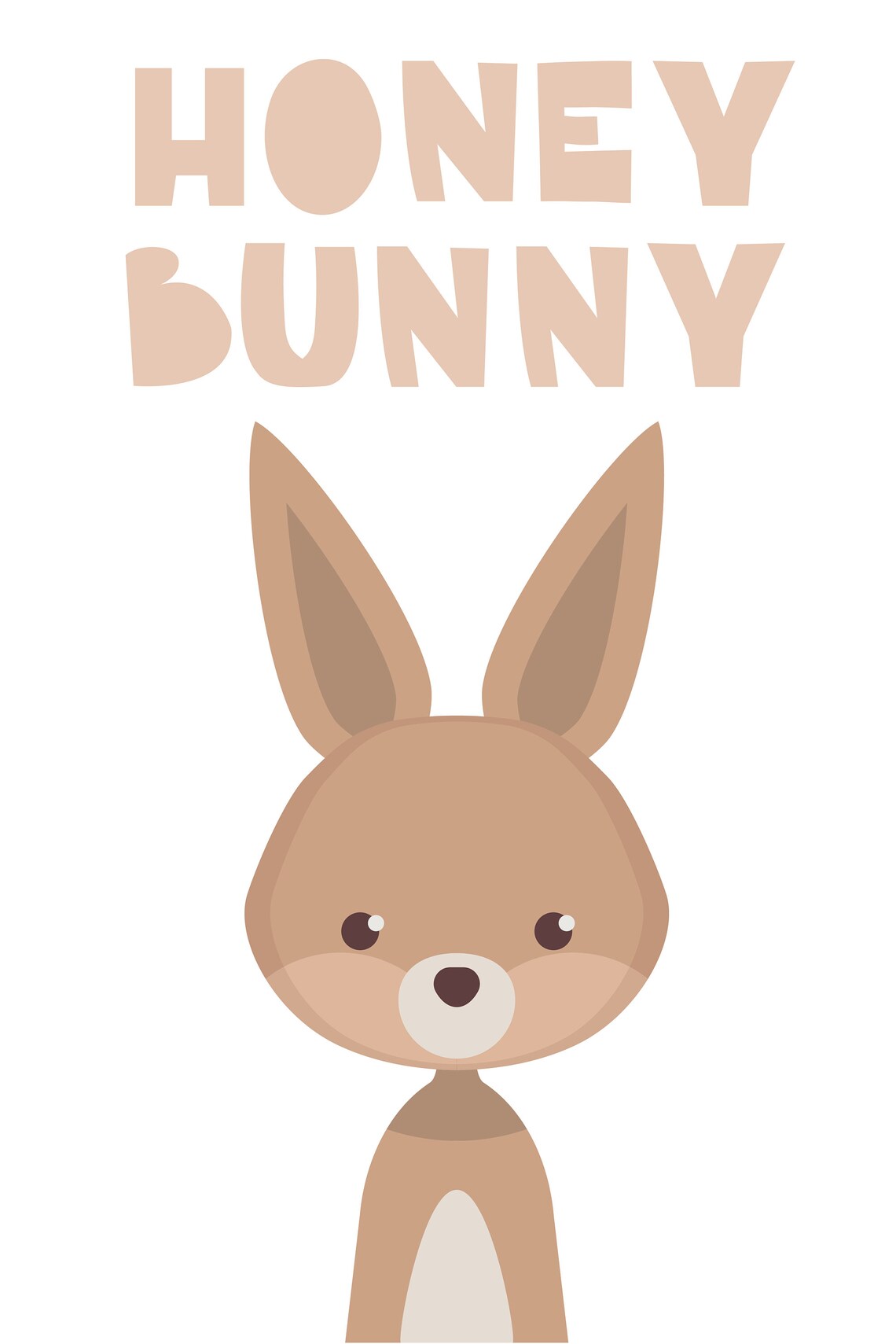 Woodland Forest Animals Cute Words DIY Printable Wall Art - Etsy