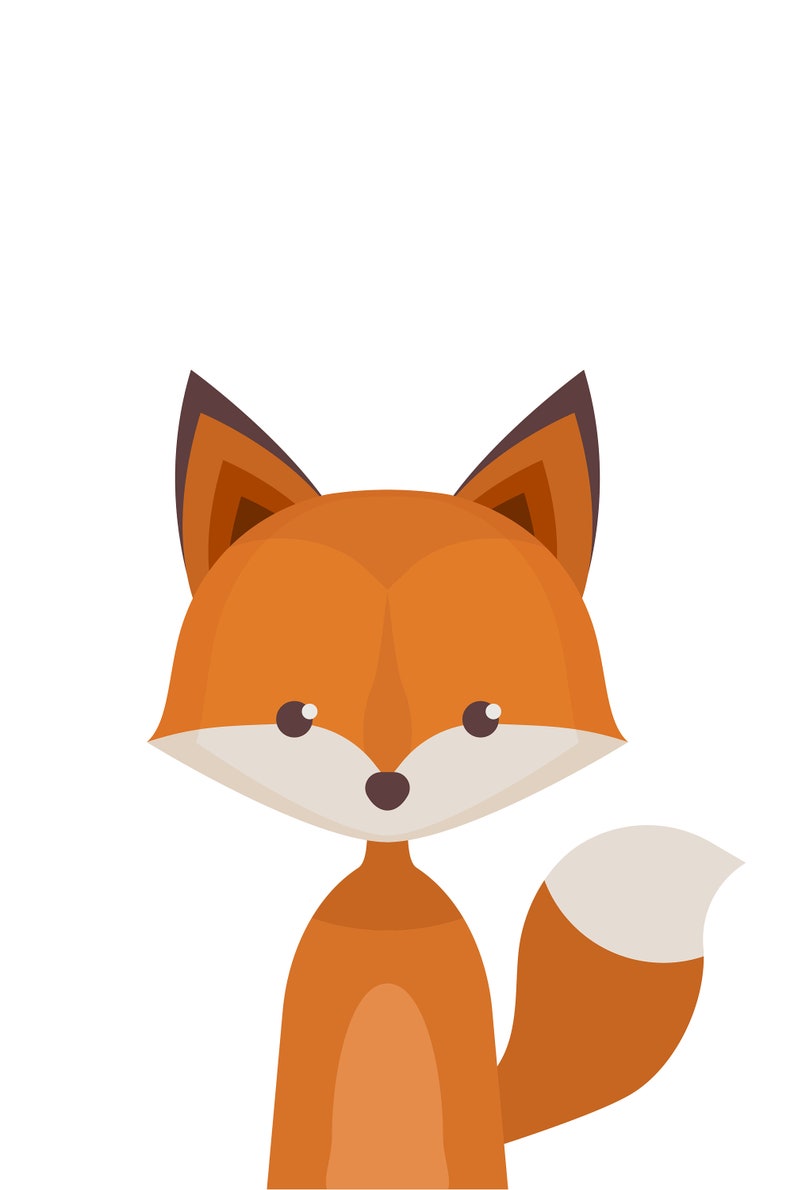 Woodland Forest Animals DIY Printable Wall Art - Etsy