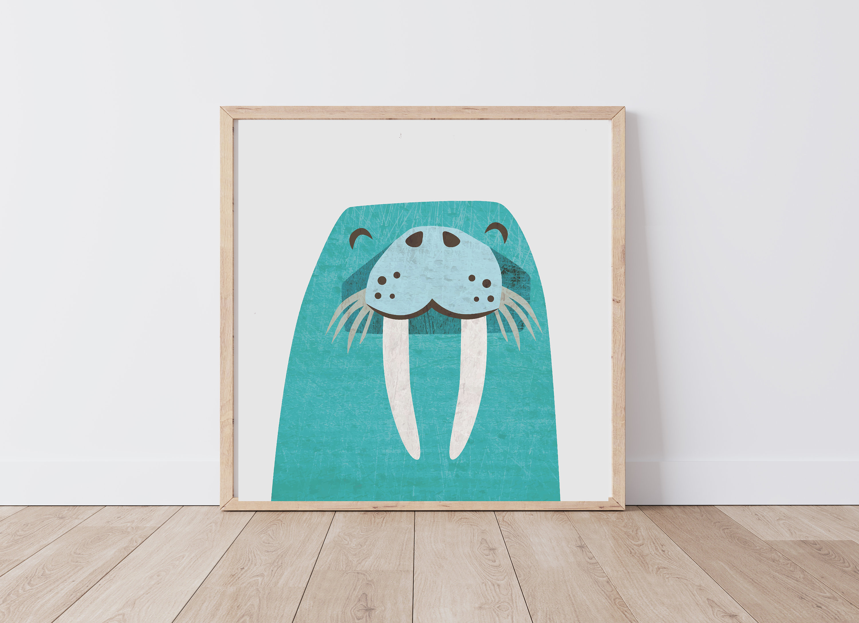 Walrus Digital Wall Art - Etsy