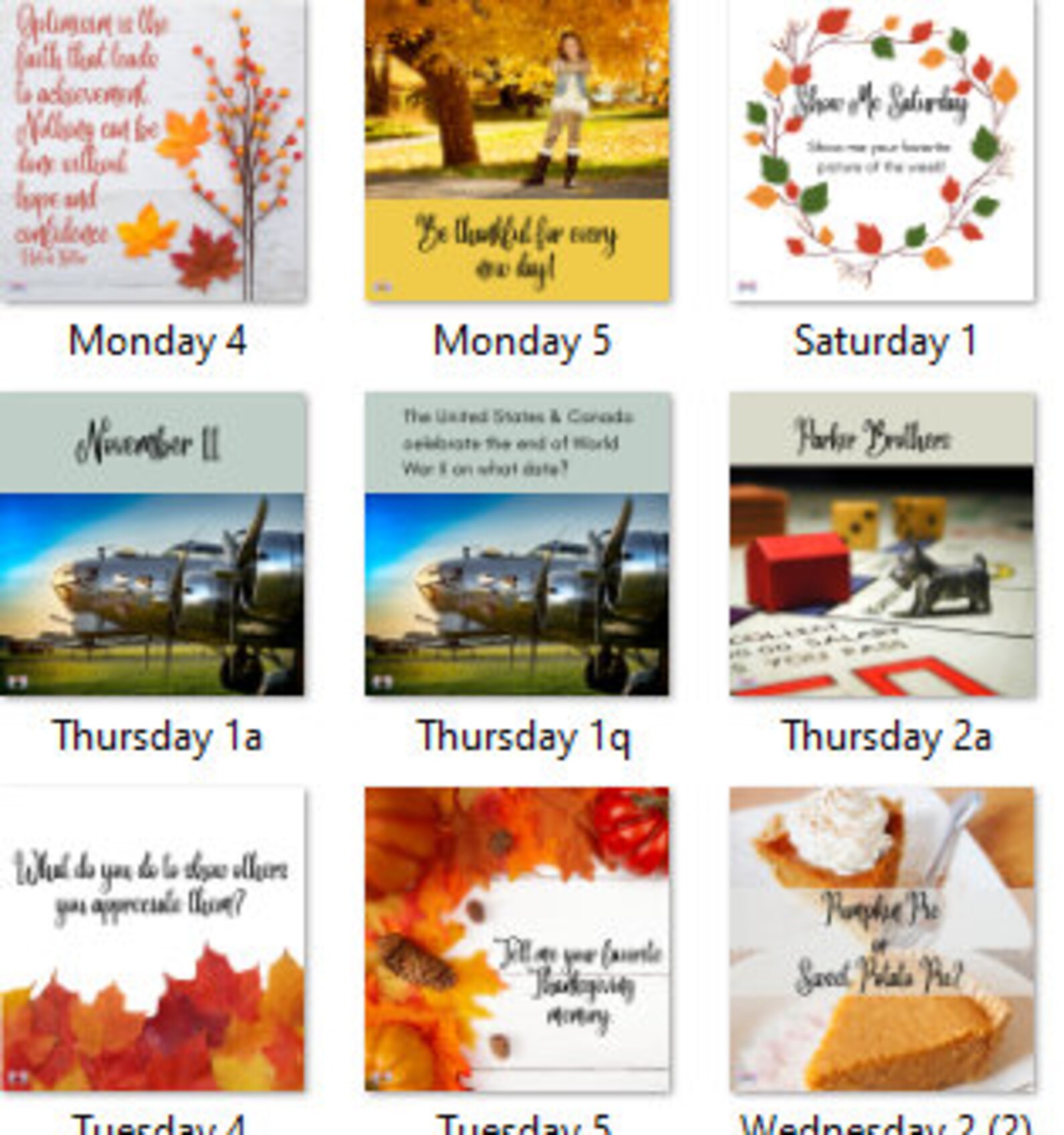 November Social Interaction Pack - Etsy