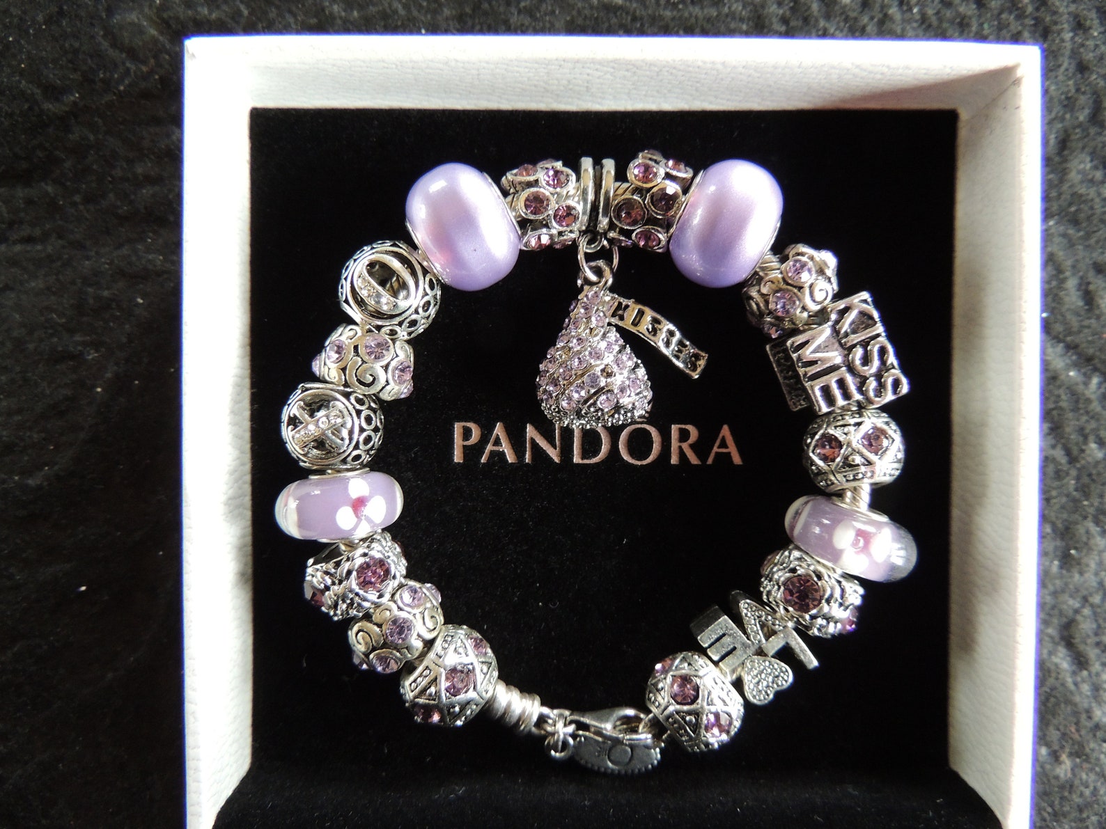 CHOCOLATE KISSES 4...Authentic Pandora Bracelet or European | Etsy CHOCOLATE KISSES 4...Authentic Pandora Bracelet or European | Etsy