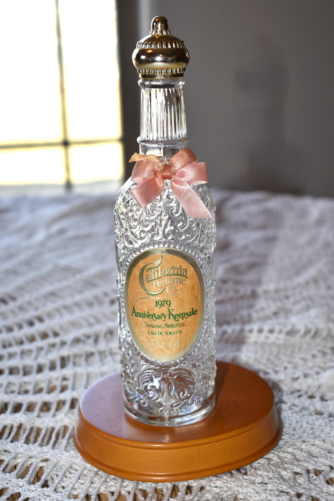 Vintage Avon California Perfume Anniversary Keepsake Trailing Arbutus ...