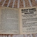Vintage 1930s 1940s Gold Label Baking Powder Recipe Book, Cookbook ...