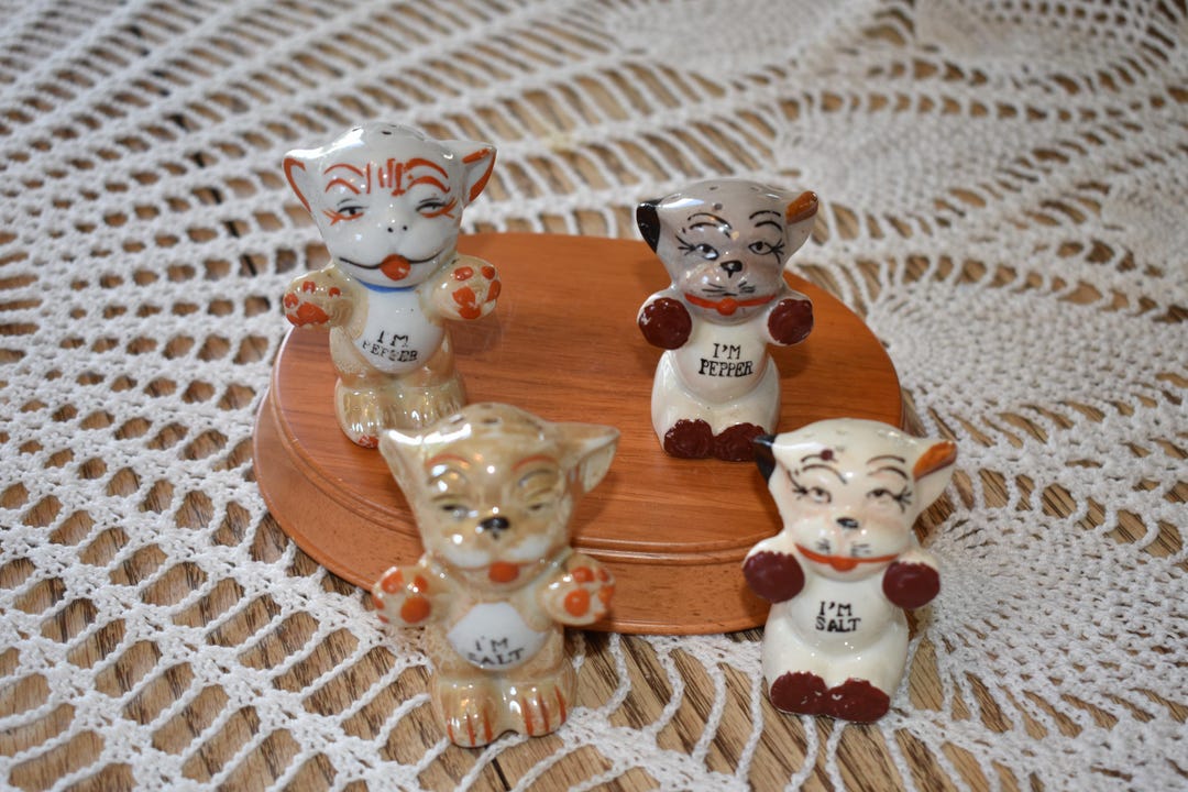Choice Vintage Occupied Bongo Dog Japan Salt and Pepper Shakers ...