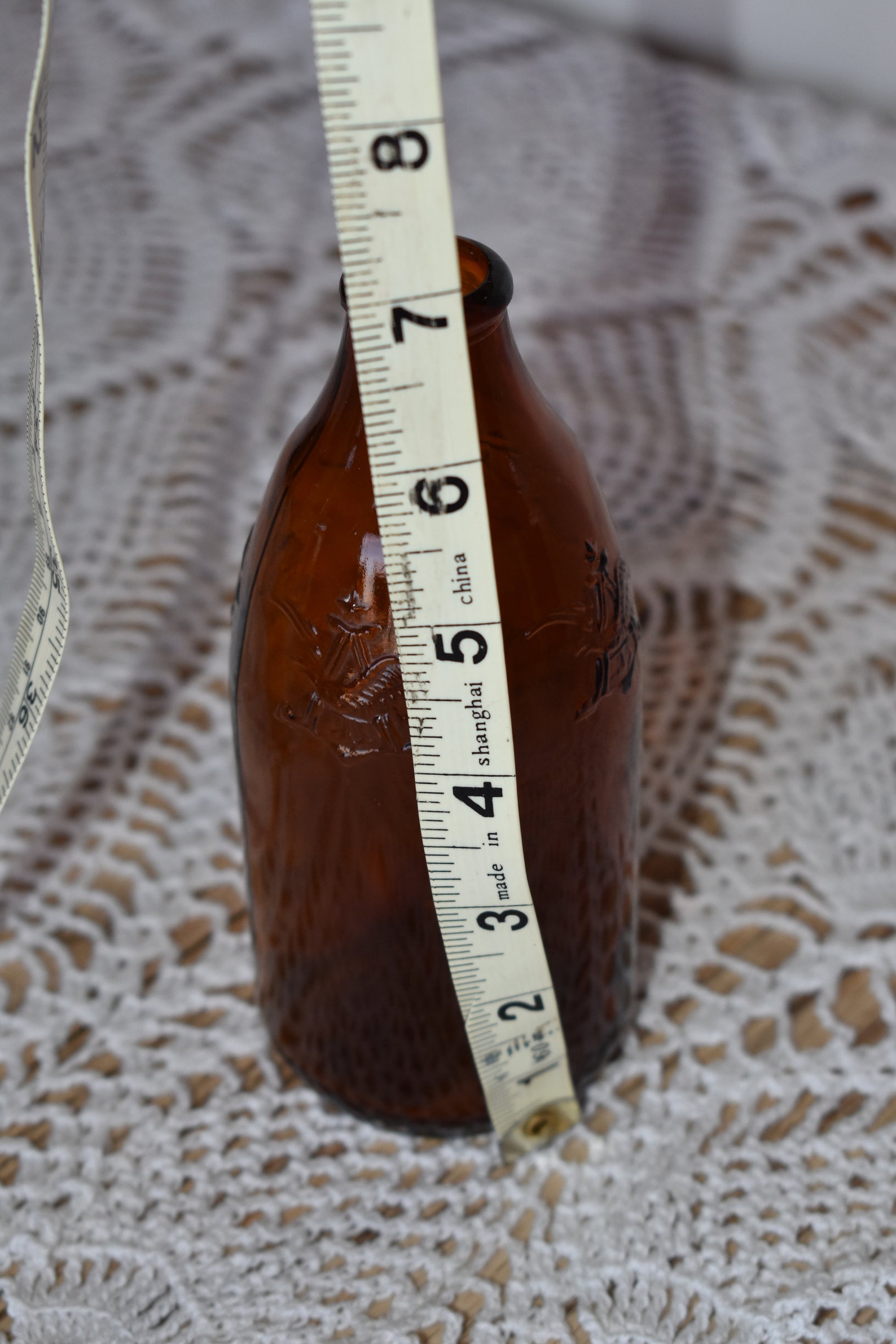 Vintage Anheuser Bush Embossed Budweiser Beer Brown Stubby Bottle ...