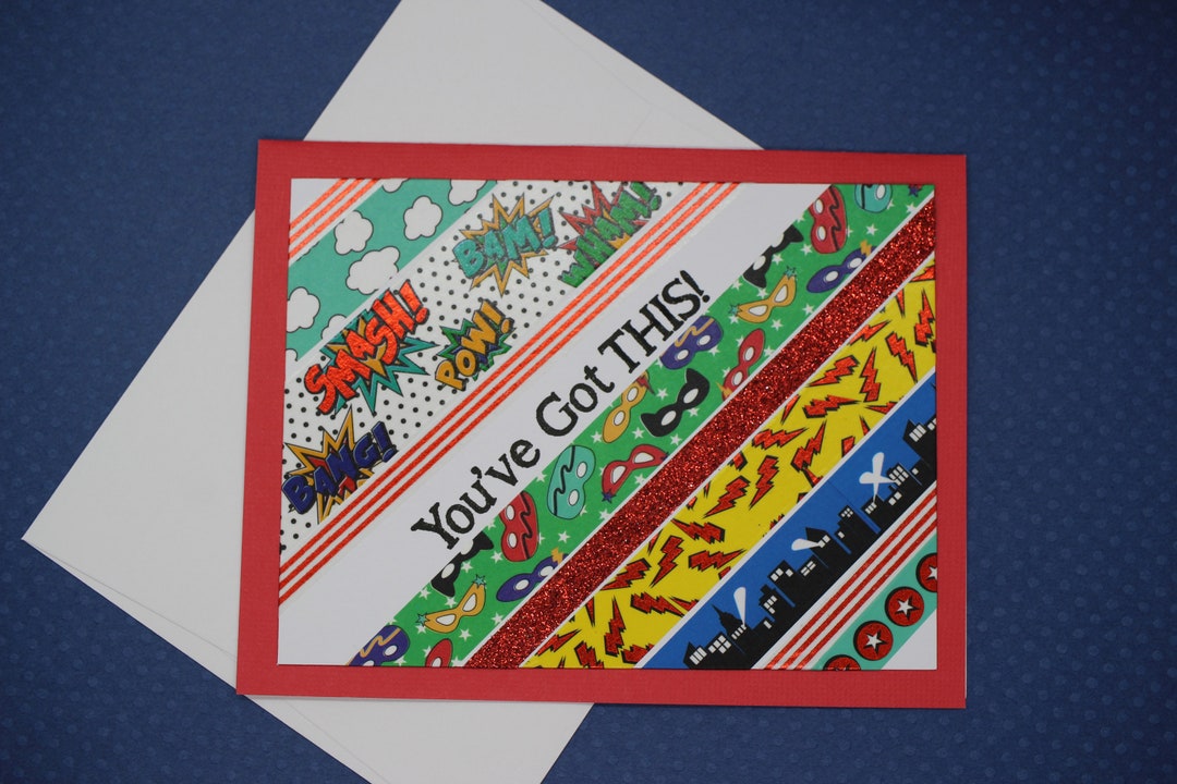 Encouragement Card for Your Superhero Young or Old - Etsy