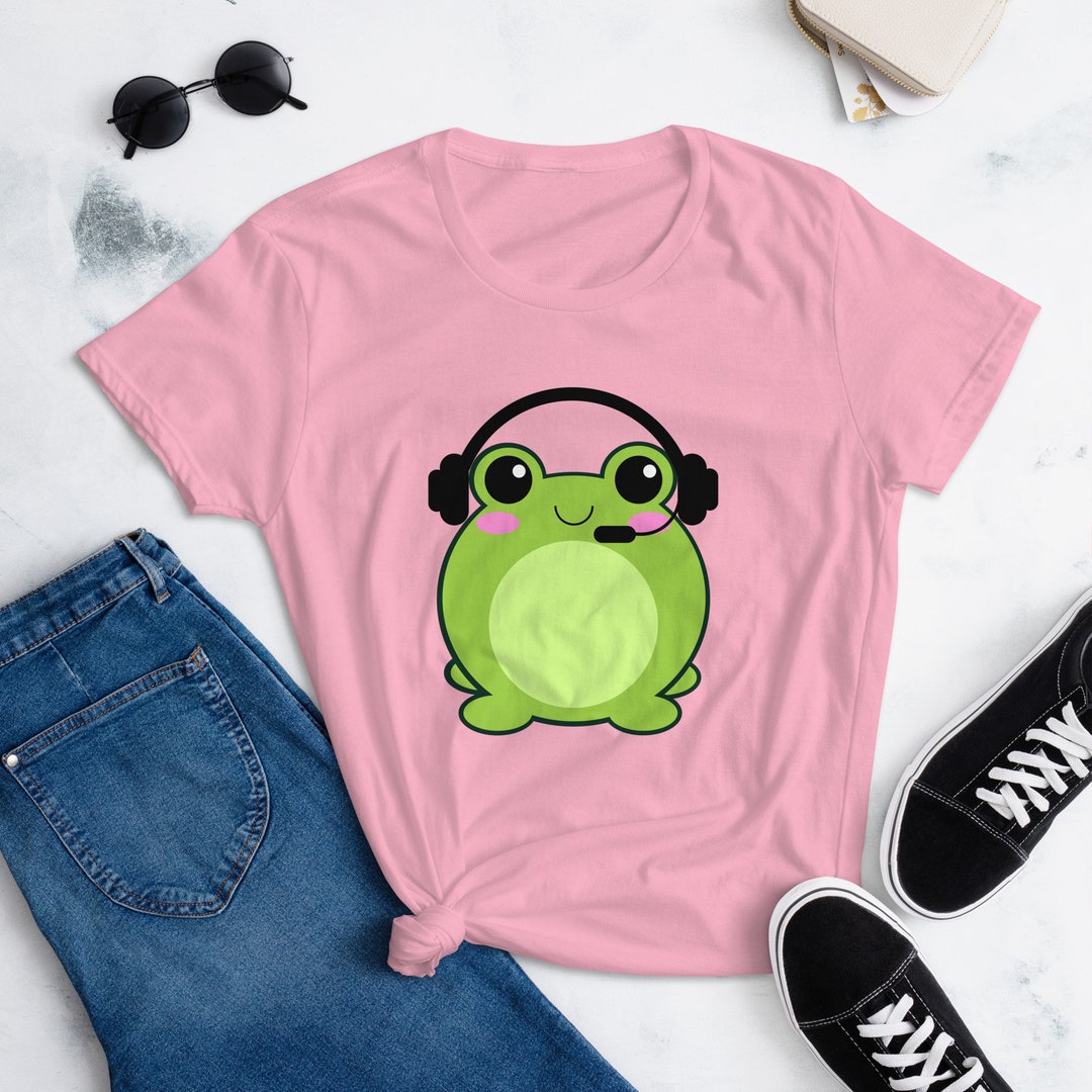 Gamer Frog, Cute Frog Shirt, Frog Lover Gift - Etsy