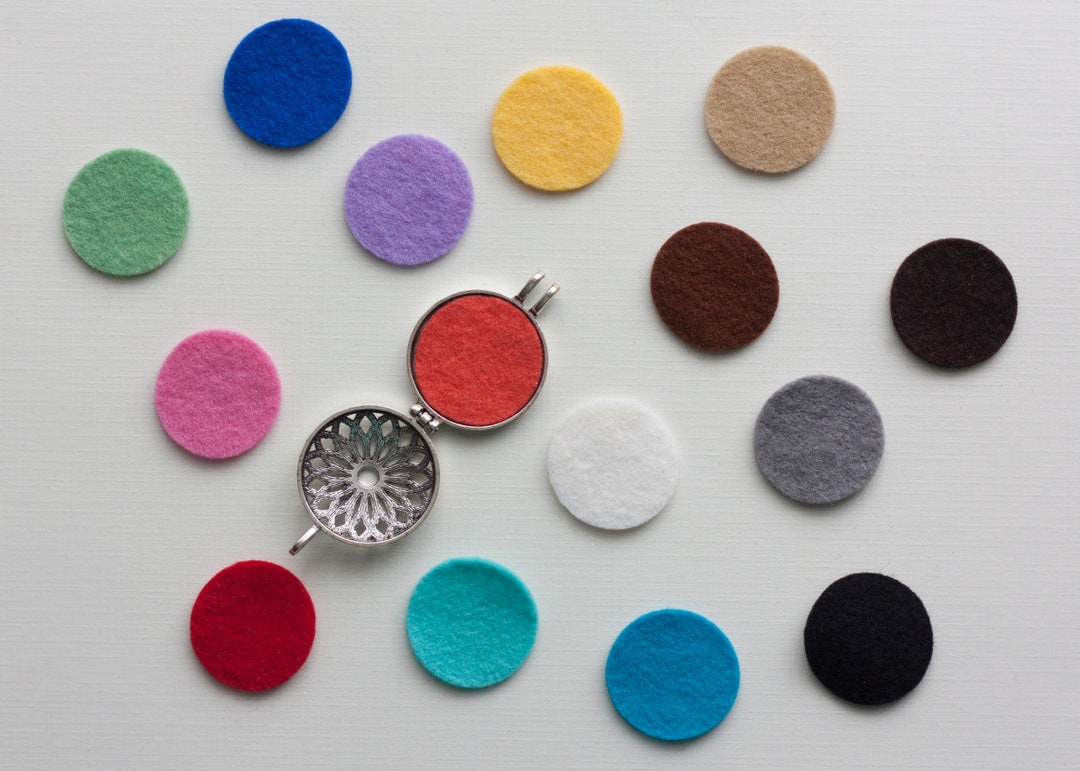 Essential Oil Pads, Replacement Pads for Diffuser Necklace, 30 Felt ...