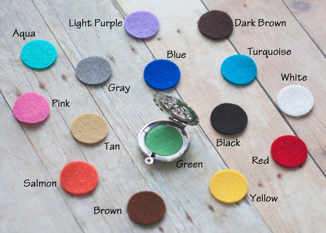 Pads for Essential Oil Diffuser Necklace 60 Oil Pads Wool - Etsy