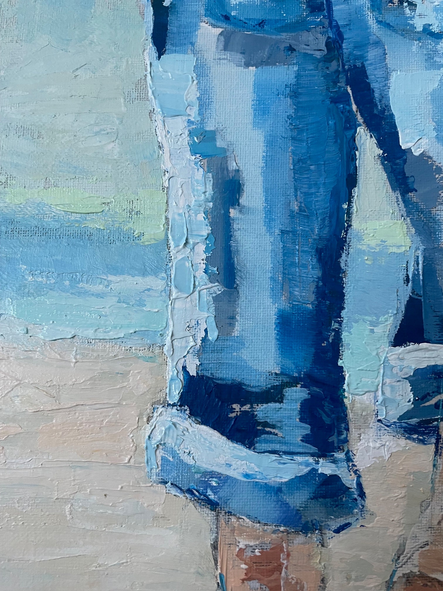 Beach Comber Beautiful Oil on Canvas Atmospeheric Painting. - Etsy