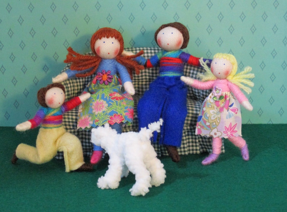My Family Dolls' House Doll Set Customisable - Etsy