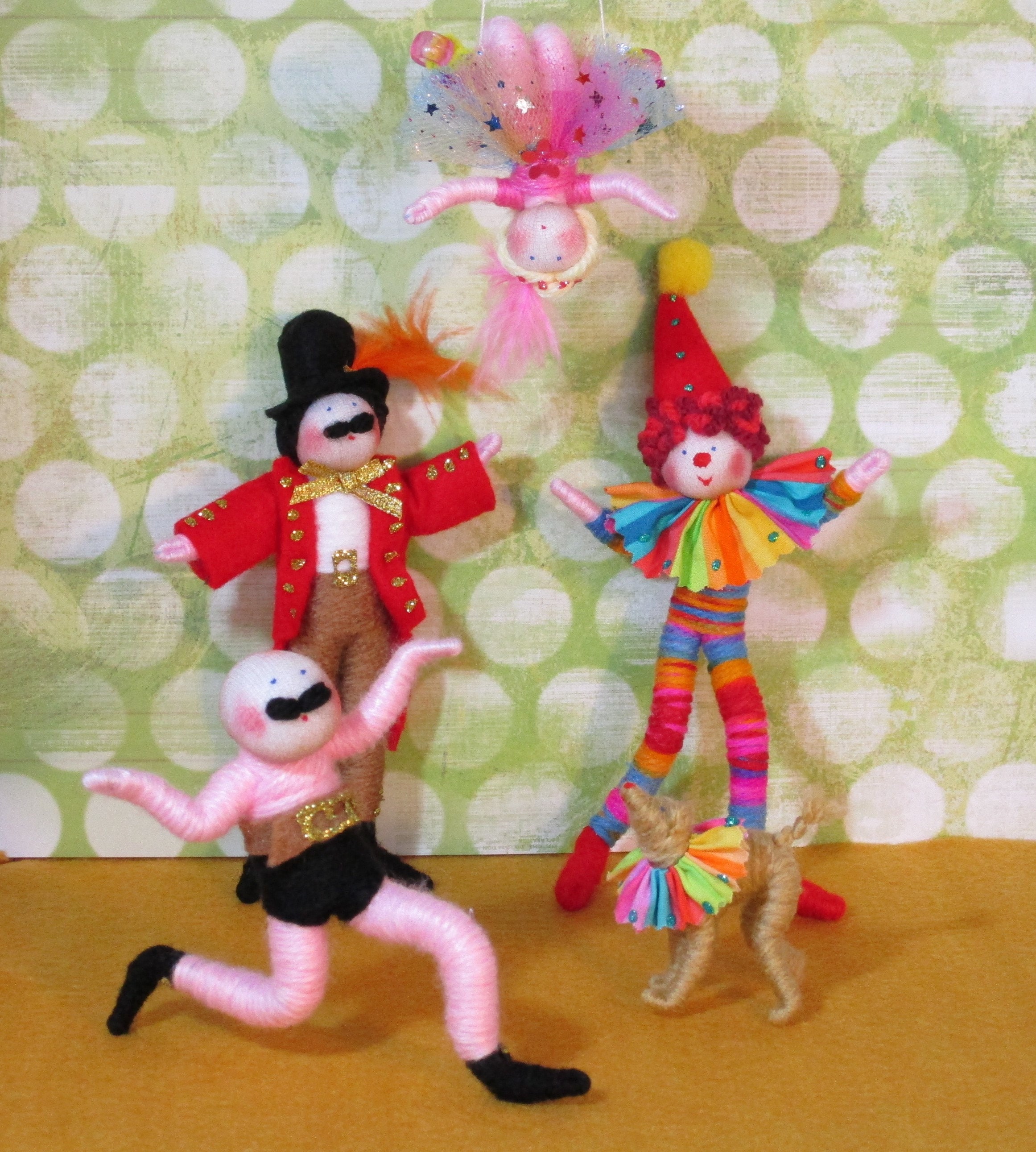 Circus Time Set of Dolls | Etsy