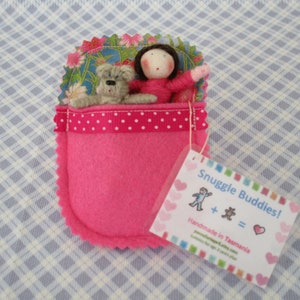 Snuggle Buddies- Set of Doll and Bear in Bed - Etsy