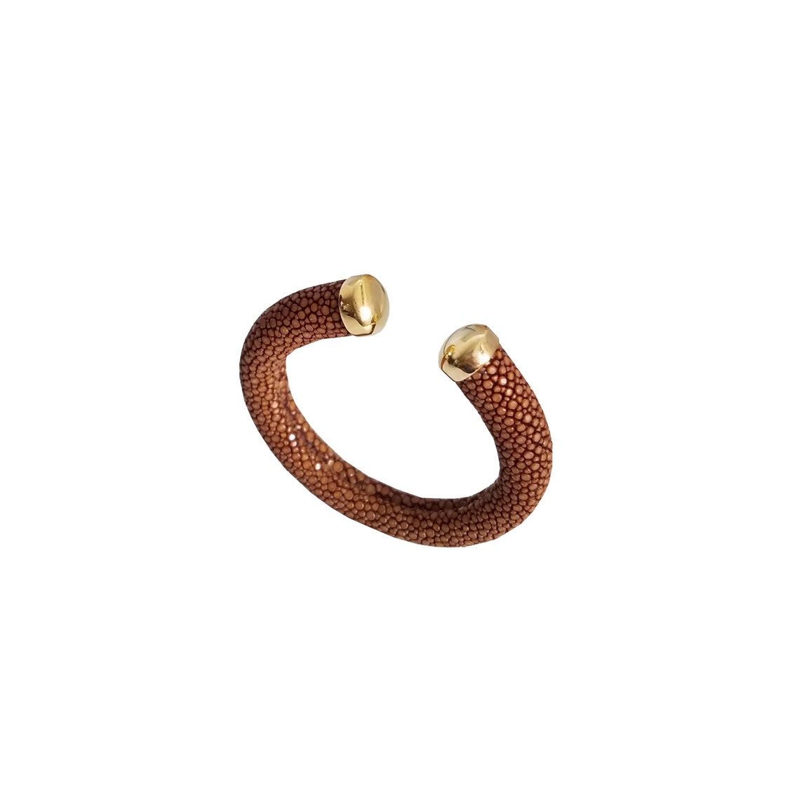 Stunning Colors Available 10mm Stingray Leather Pipe Bangle - Etsy