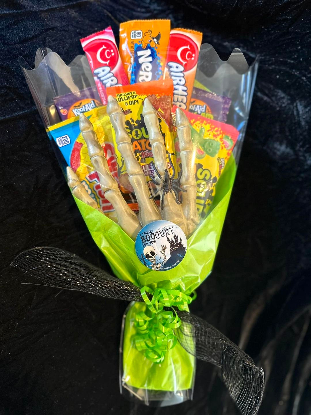 Candy Bouquet Halloween Skeleton Candy Bouquet Boo-quet - Etsy