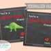 Dino-mite Friend Personalized Valentine - Dinosaur Valentine ...