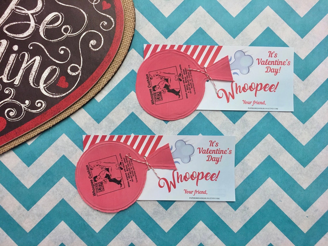 Whoopee Its Valentines Day Kids Valentine Whoopee Cushion - Etsy