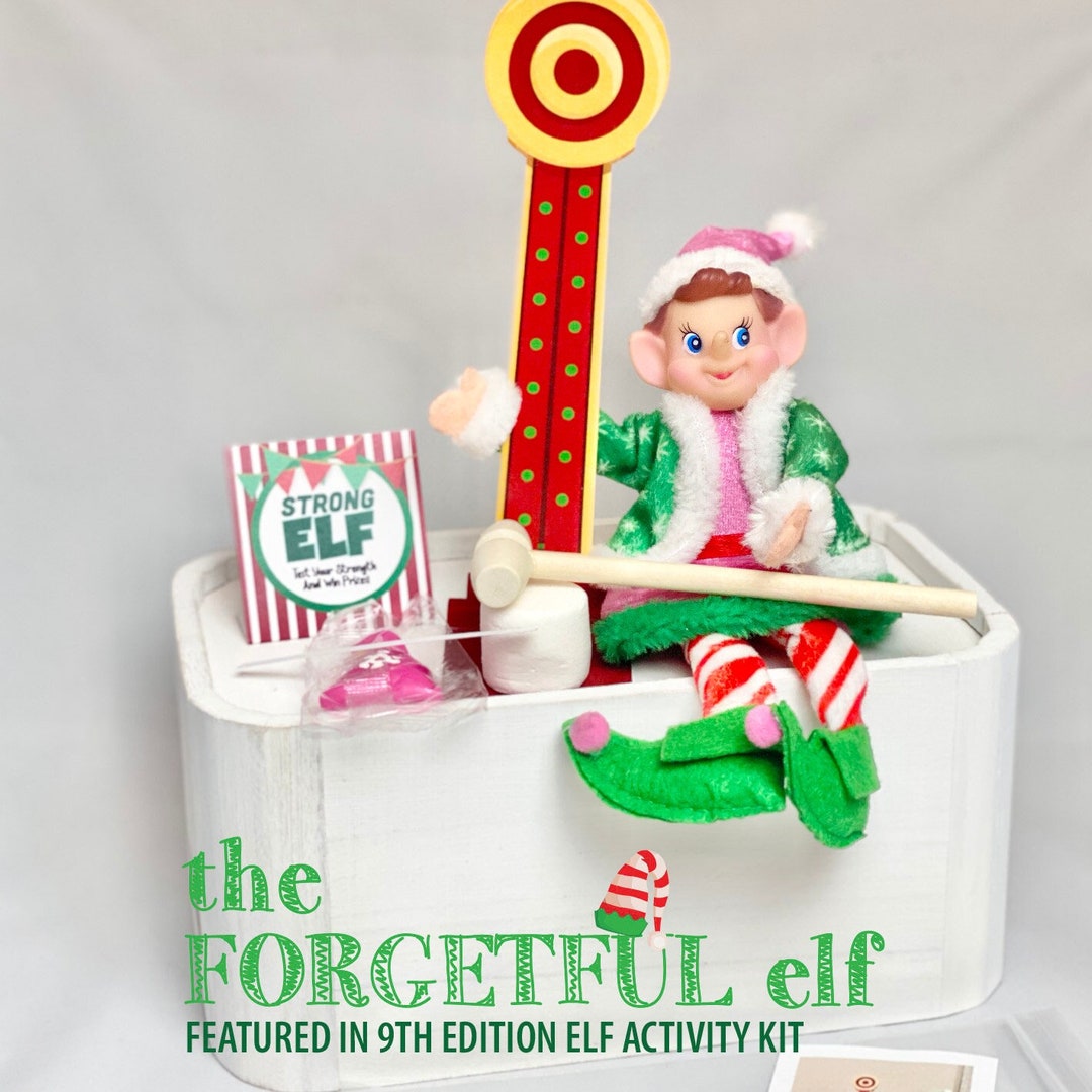 Elf Activity - Strong Man Elf Scene - Carnival Scene - Unique Elf ...