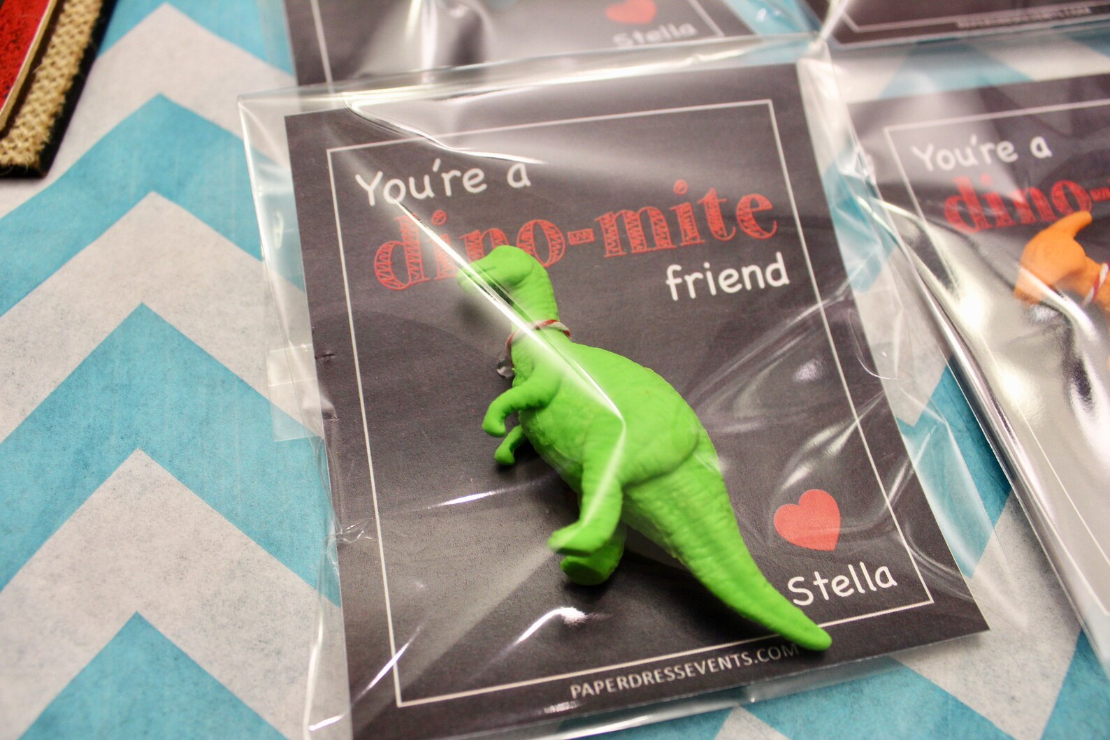 Dino-mite Friend Personalized Valentine Dinosaur Valentine | Etsy