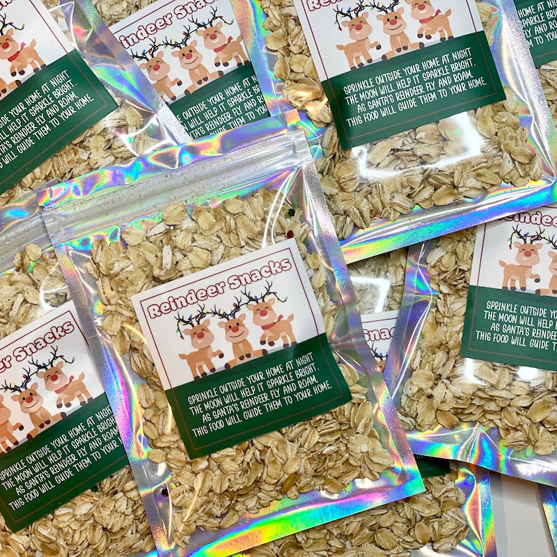 Reindeer Dust Labels - Etsy