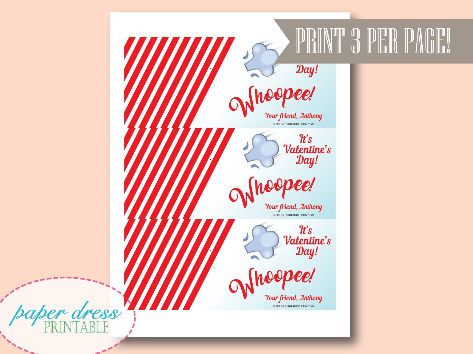 Whoopee Its Valentines Day Kids Valentine - Whoopee Cushion Valentine ...